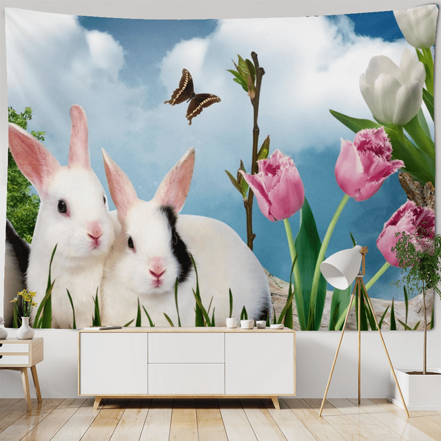 Happy Easter Photography Backdrops Themed Balloon Party Decorations ...