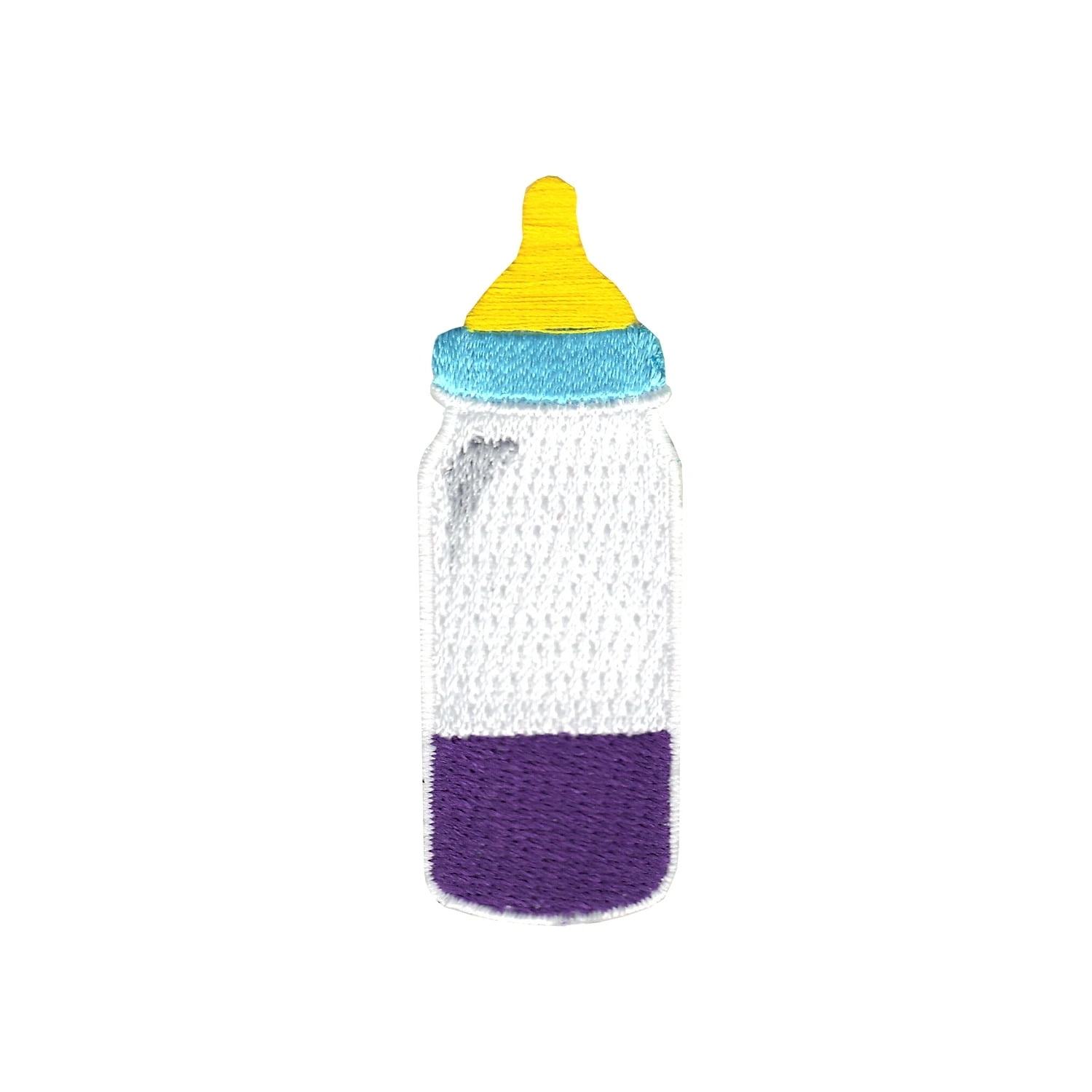 Lean Baby Bottle Emoji Iron On Embroidered Patch - Walmart.com