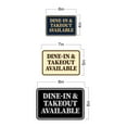 Signs ByLITA Classic Framed Dine-In And Takeout Available Door or Wall ...