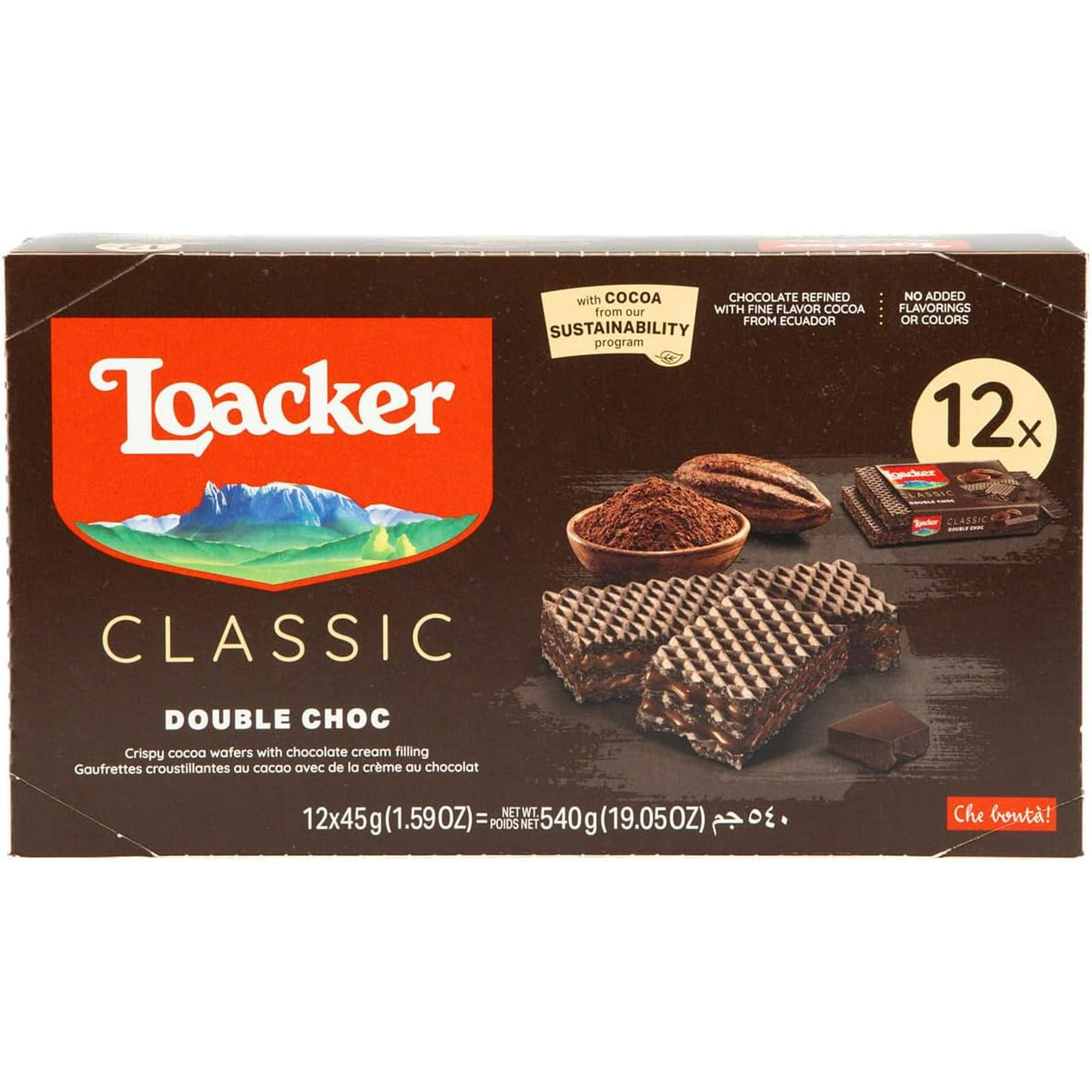 Click here for Loacker Premium Double Chocolate Wafers  45g/1.59o... prices