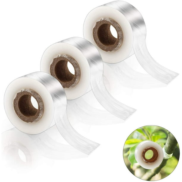 Grafting Tape, 5 Rolls Nursery Tape, 100m x 3cm Self Adhesive Grafting ...