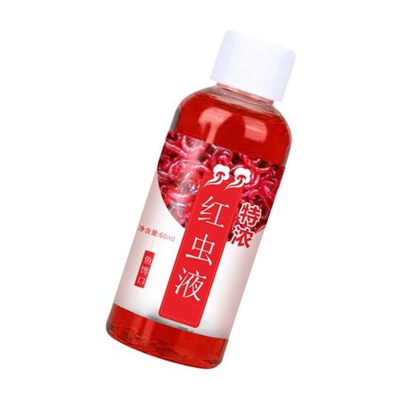 kurtrusly Red Worm Scent Tackle Fish Concentrated for Catfish Trout ...