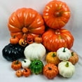Joyfeel Simulation Pumpkin Non-deteriorating Non-moldable Photography Props Pumpkin Model for ...