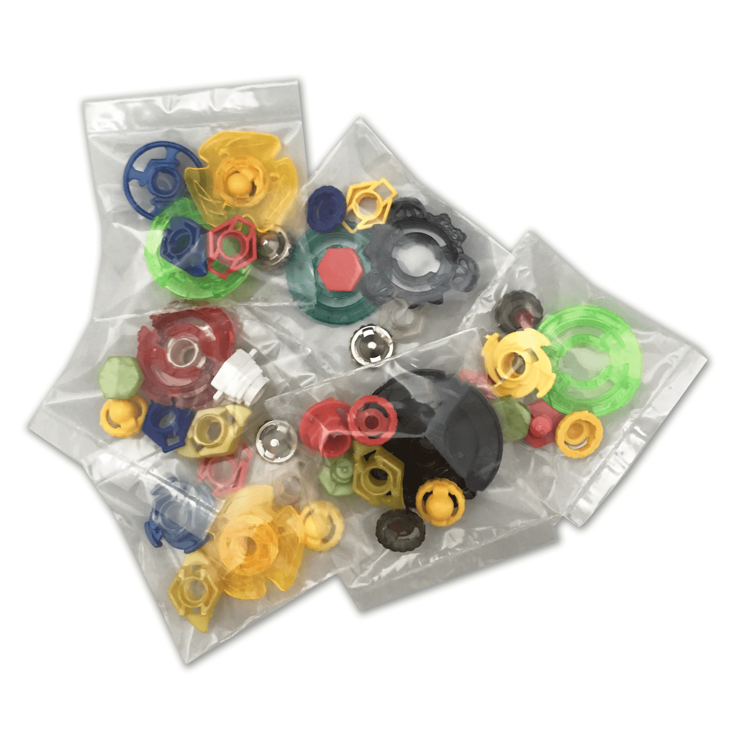 36 Piece Metal Masters Bey Battel Toy Beyblade Part Customizing Set ...