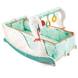 Hape: 2-in-1 Swan Seat - Baby Rocking Bassinet Cradle Converts To ...