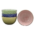 Made In Japan Assorted Colorful Porcelain Bowls Set of 4 Rice Salad ...