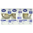 Great Value LED (60W equivalent) Soft White G35 Globe Light Bulb ...