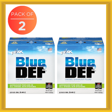 PEAK BlueDEF Diesel Exhaust Fluid, 2.5 U.S. Gallon - Walmart.com