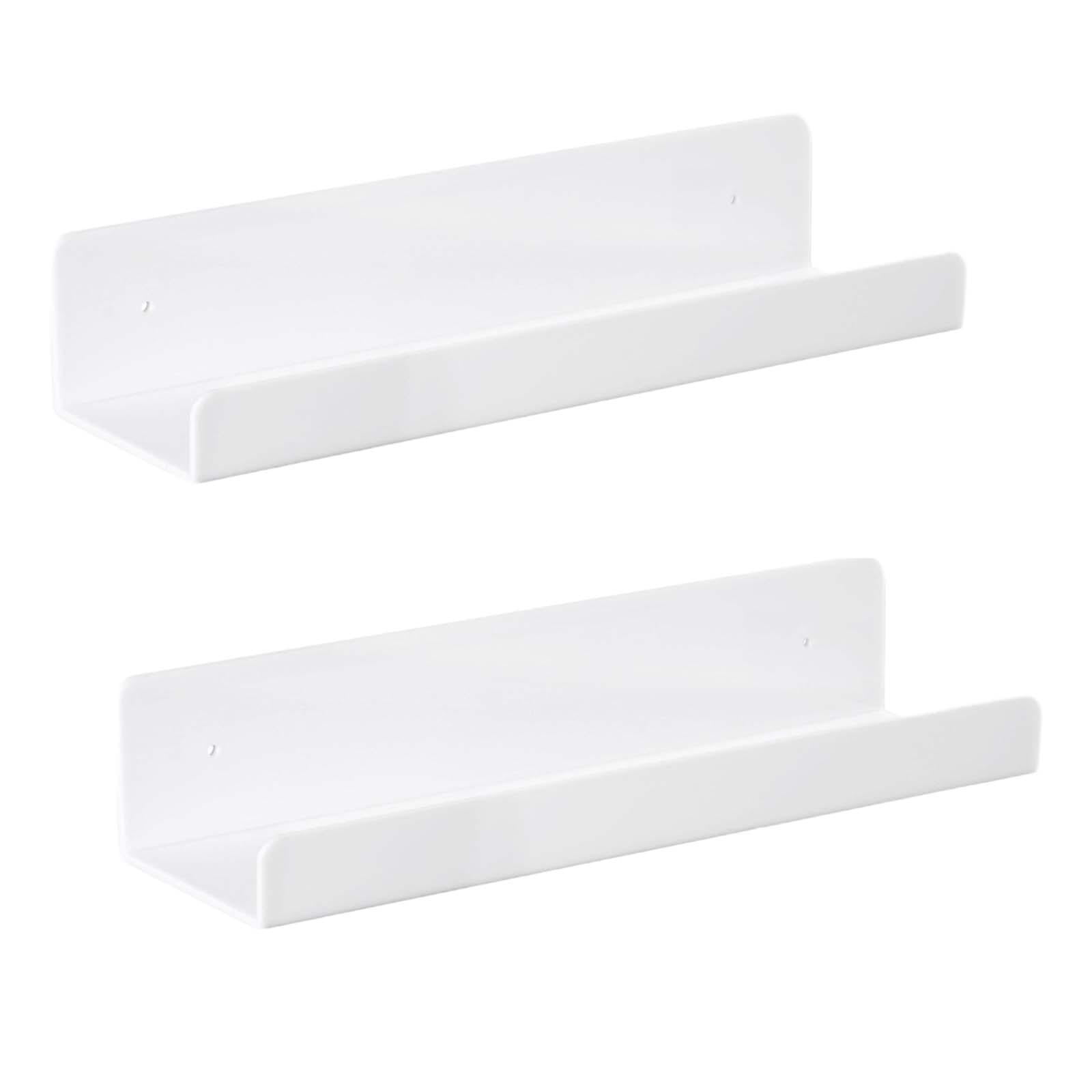 Click here for Tnarru 2 Pieces Acrylic Floating Wall Shelves Mode... prices