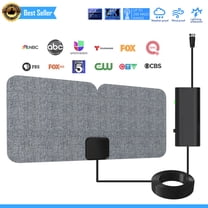 [FiveStar] Amplified Indoor TV Antenna 60 Mile Range – Ultra-Thin, 4K ...