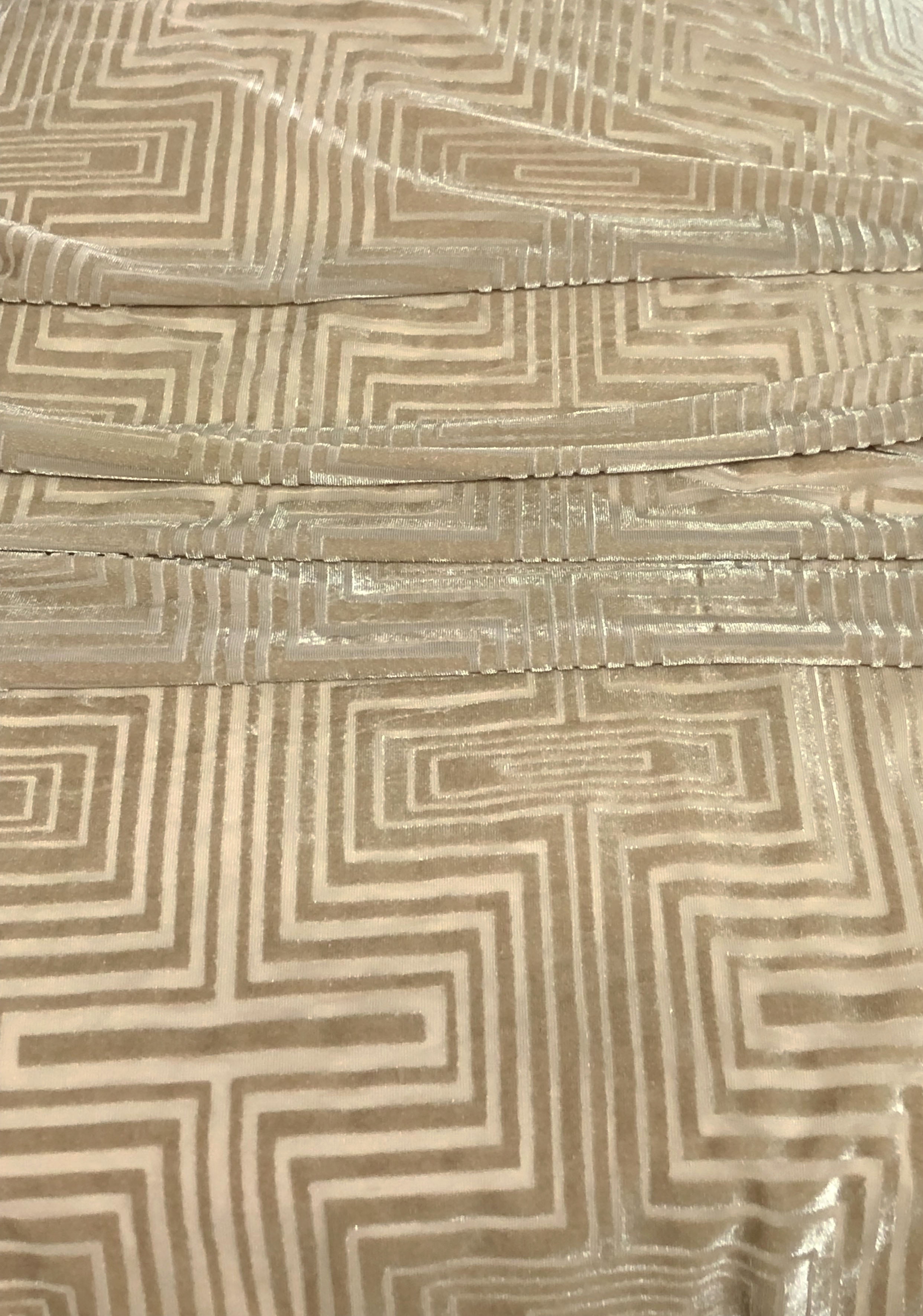 Beige Ice Velvet Burnout 2 Way Stretch Fabric by the Yard - Walmart.com