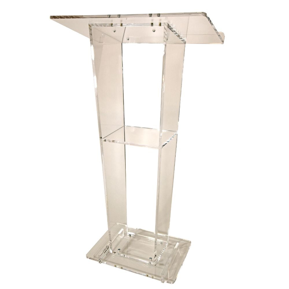 Kingdom Tapered Center Style Podium With Shelf - Perfect for Meetings ...