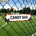 2D Flat, 1pc Rustic Candy Bar Sign - Vintage Distressed Wall Decor for ...