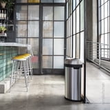 simplehuman Large Semi-Round Open Top Garbage Can, 60L/15.9Gal ...
