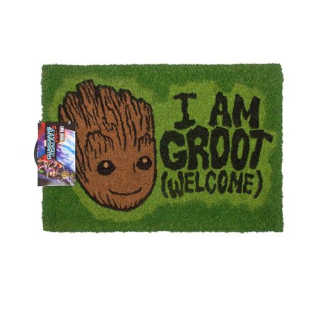 Guardians Of The Galaxy Vol. 2 Official I Am Groot Door Mat | Walmart ...