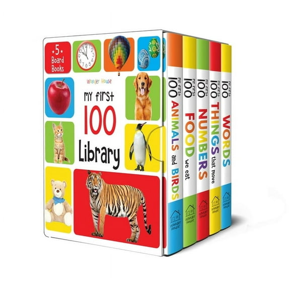 My First Library : Boxset of 10 Board Books for Kids - Walmart.com