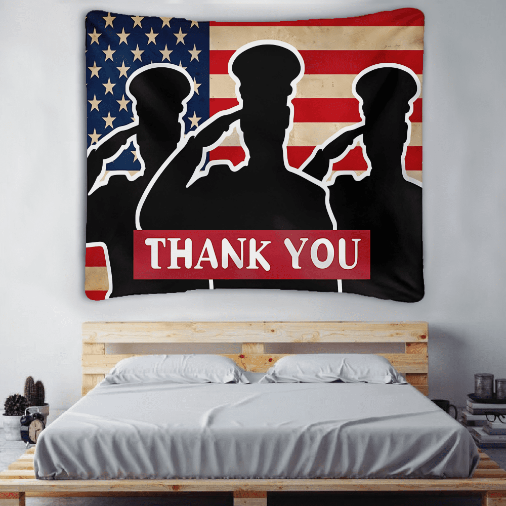 Hanging Tapestry Happy 4th of July Likable Reusable Art Wall Decor ...