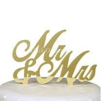 She Said Yes Engagement Acrylic Cake Topper, Gold Mirror - Walmart.com