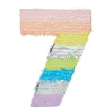 Large Number 7 Pinata for Girl's 7th Birthday Party Decorations ...