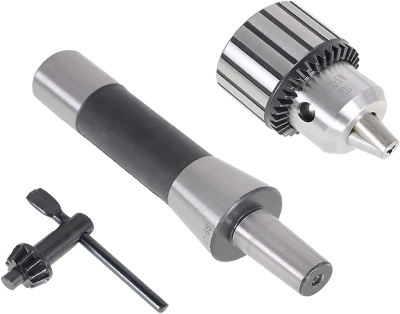 EPOTOOR R8-JT33 Super Heavy Duty Drill Chuck, 1/8" - 5/8" Triple Grip ...