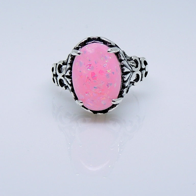 Pink Fire Opal Jewelry