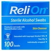 ReliOn Sterile Alcohol Swabs, 100 Count HSA/FSA Eligible - Walmart.com