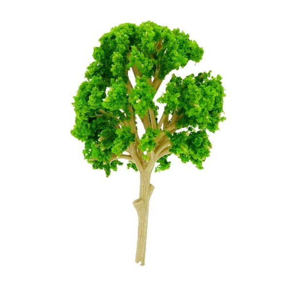 Dalazy 50 Pieces Mini Scenery Tree Scene Layout Railroad Adornment ...