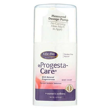 Life-Flo Progesta Care Body Cream - with Natural Progesterone - Women ...