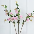 BalsaCircle 2 Single Stem 38" Silk Rose Bouquets Party Wedding Flower ...