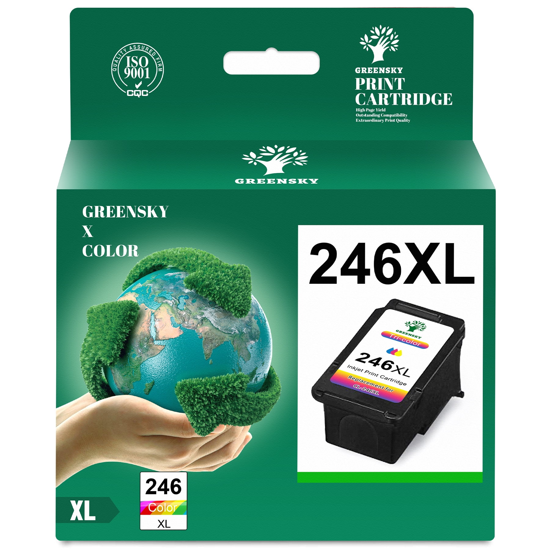 246 CL-246 XL Ink Cartridges for Canon Ink 246 246XL Color Used in ...