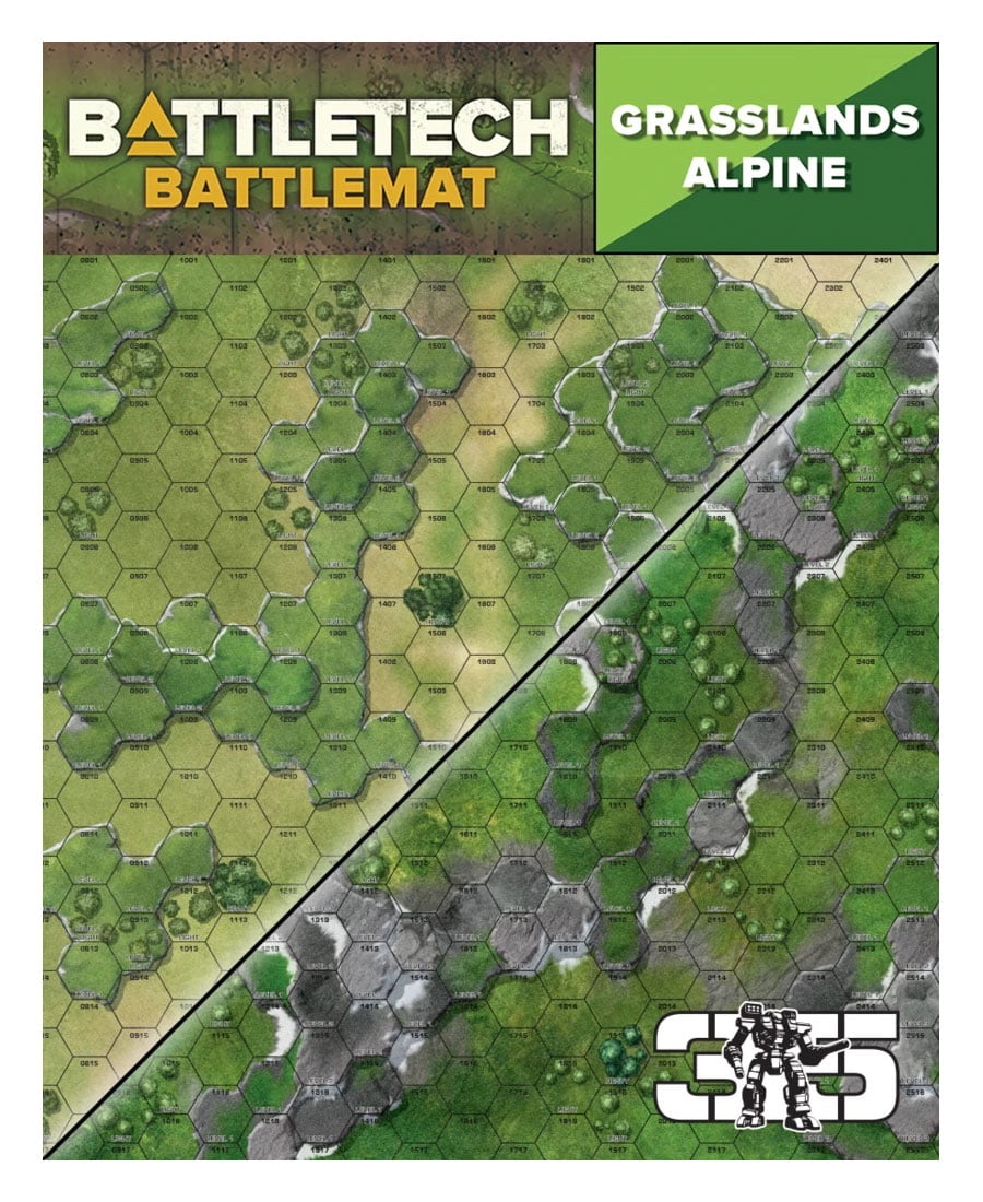 BattleTech Battle Map: Grasslands Alpine - Walmart.com
