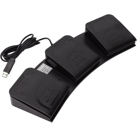USB Foot Control Action Switch Pedal, 3 Keys MIDI Controller Foot ...