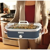 Crockpot Multi-Function 3.5 Quart Stoneware Casserole Slow Cooker in ...