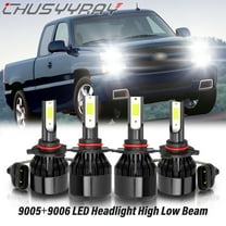 For Cadillac DeVille 1987-2005 6000K White LED Headlight High & Low ...