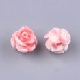 200 pc Coral Beads Dyed Flower Mixed Color 6~7x6~7mm Hole: 1.2mm for ...