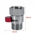 Bathroom Shower Brass Junction Water Flow Control Valve Straight ...