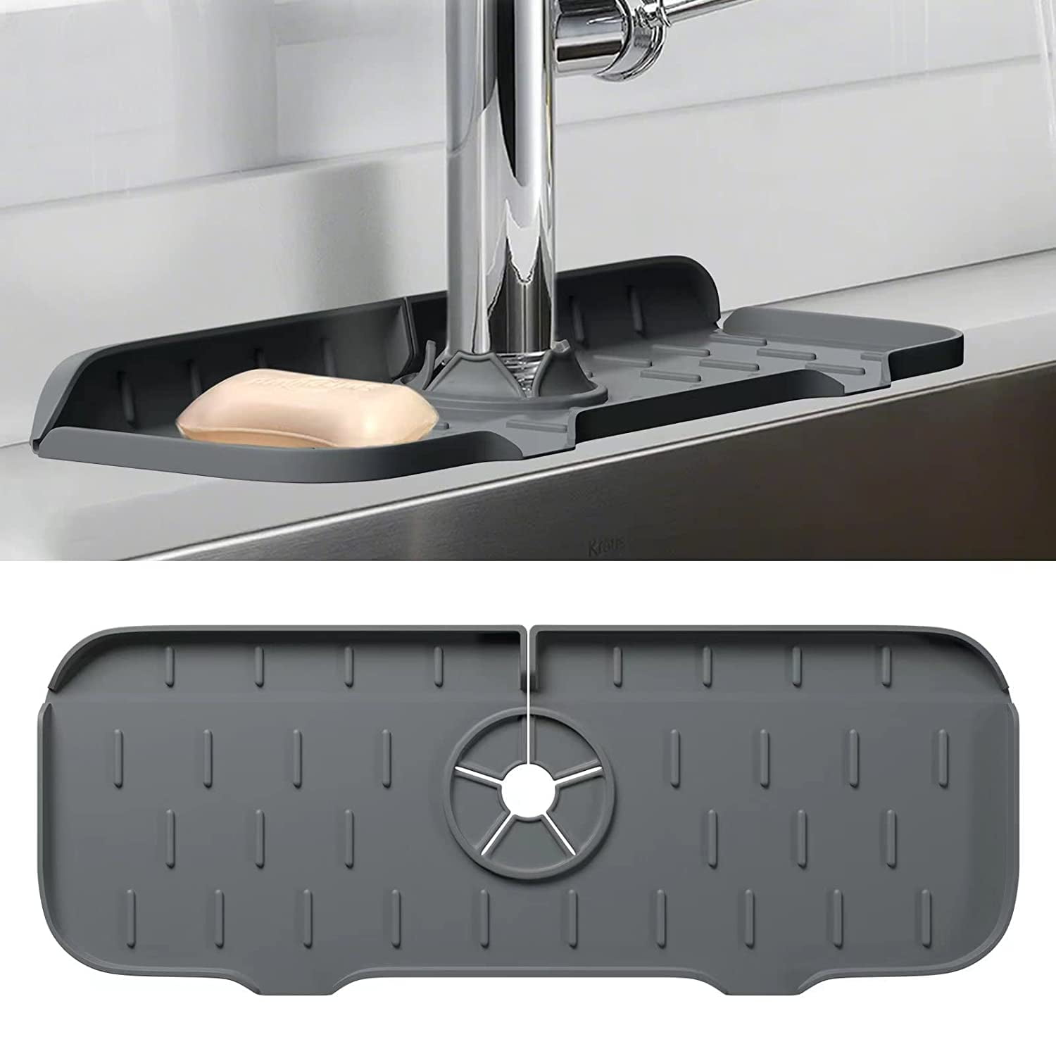 Click here for Nielieping Kitchen Sink Splash Guard  Silicone Fau... prices
