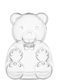 12 PCS Clear Gummy Bear Container,2.75 in Plastic Bear-Shaped Treat Box ...
