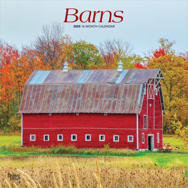 BrownTrout, Beckoning Barns 2025 Wall Calendar - Walmart.com