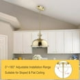 M10 Threaded Extension Poles Lighting Fixture Downrods Stems & 180 ...