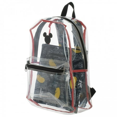 Disney - Disney Mickey Mouse Clear Backpack - Walmart.com - Walmart.com
