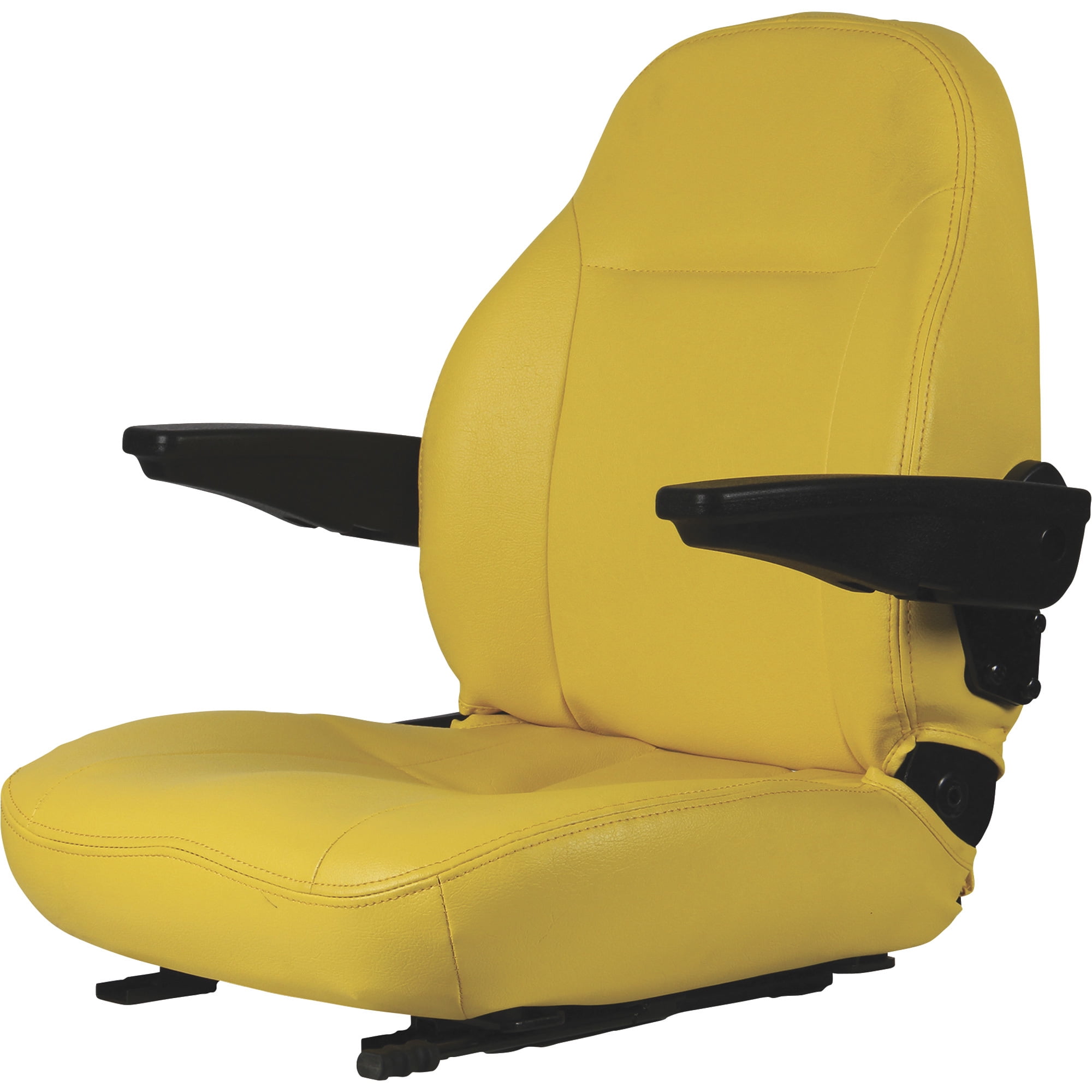 Black Talon Premium Highback Steel Tractor Seat - Yellow, Model ...