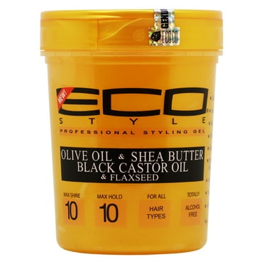 ECO Styler Gold Olive Oil, Shea Butter, Black Castor Oil & Flaxseed Gel ...