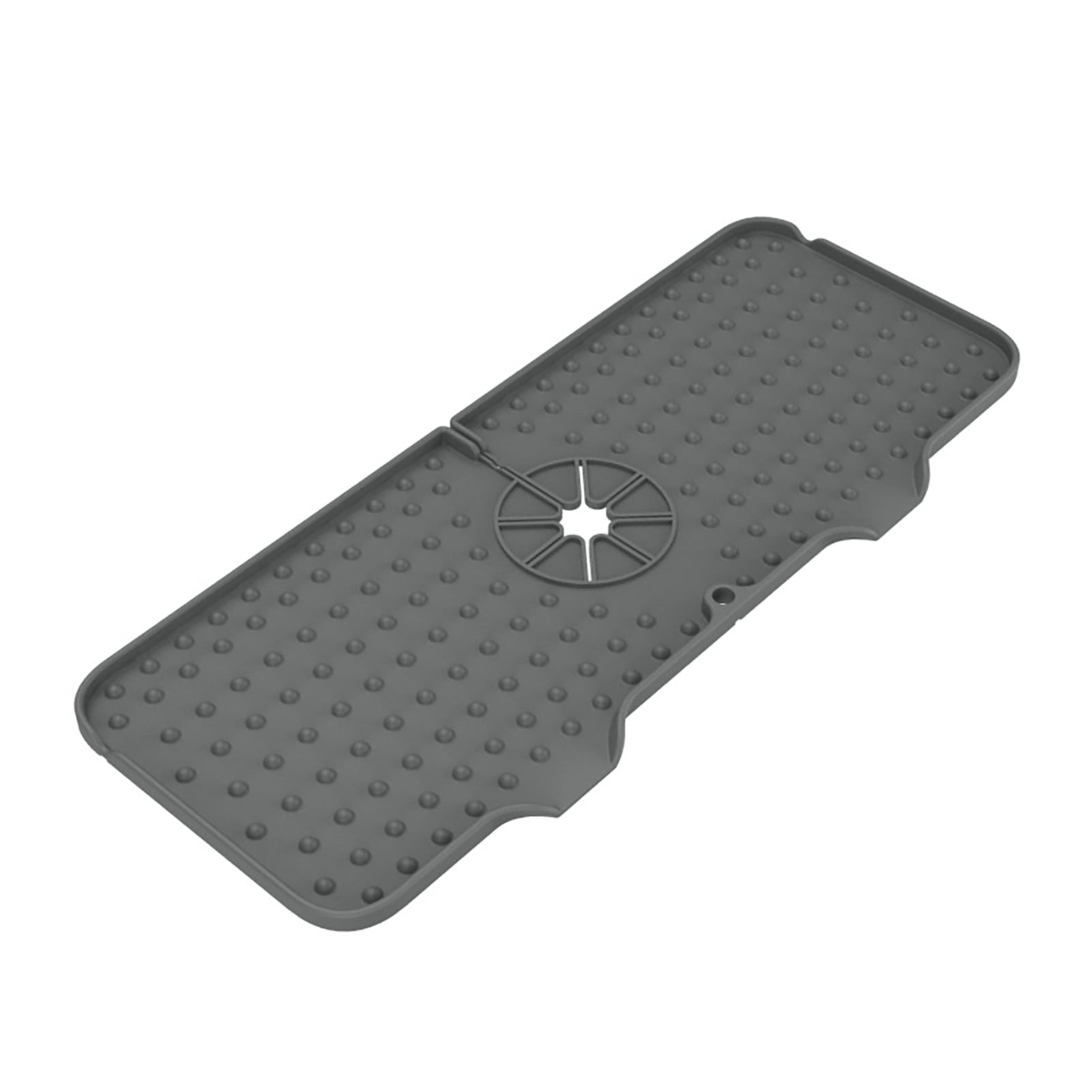 Sink Splash Guard, Silicone Faucet Splash Guard Mat Drain Drying Pad ...