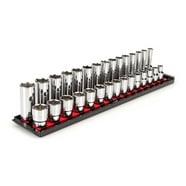 TEKTON 3/8 Inch Drive Deep 6-Point Socket Set, 19-Piece (6-24 mm ...