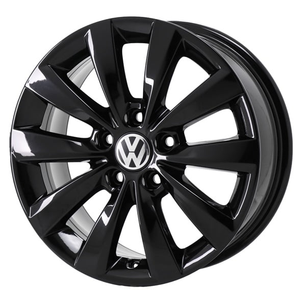 VOLKSWAGEN BEETLE 2012 - 2019 GLOSS BLACK Factory OEM Wheel Rim (Not ...