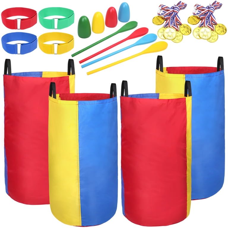 Colored And Numbered Potato Sack Set Of 6 For Sale For Sale 26" Colored ...