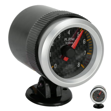 Revolution Meter,Tachometer 52mm/2.05in 0‑8000 RPM RPM Gauge Car ...