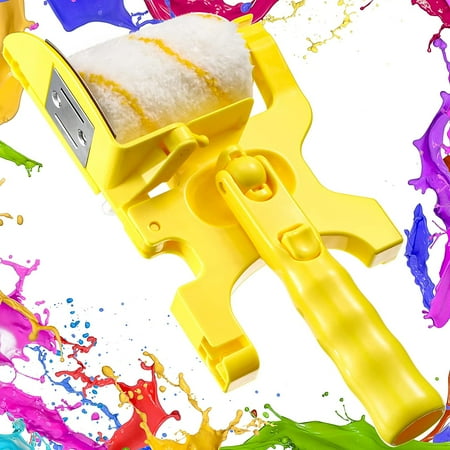 HEIBINPaint Edger Roller Brush Paint Edger Combo Kit Multifunctional ...