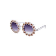 Disney Frozen Girls Blue Purple with Snowflakes Cateye Style Sunglasses - Arkaid by SunStaches ...